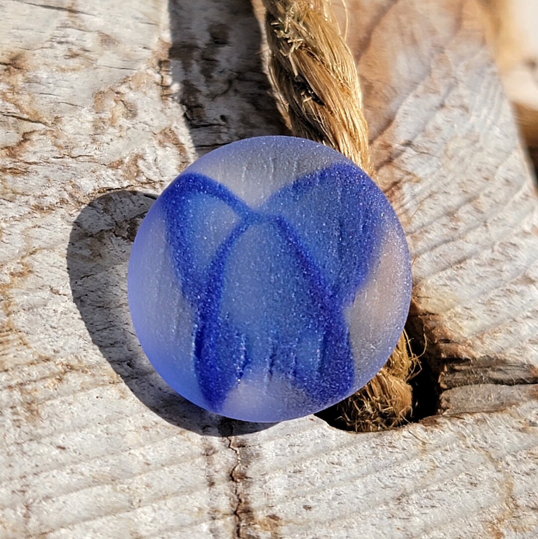 Japanese Sea Glass Ohajiki Marble RARE Butterfly - Etsy