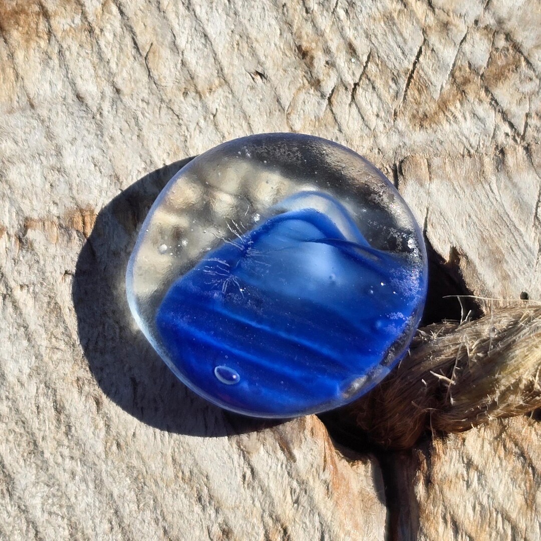 Japanese Sea Glass Ohajiki Cobalt Blue - Etsy