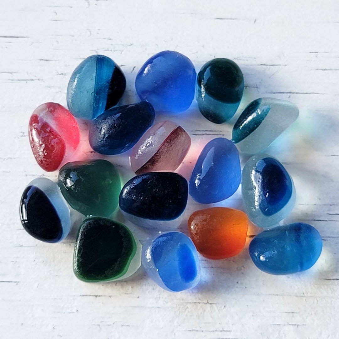 Seaham Sea Glass Beautiful Sea Glass Multi Mix S/2 - Etsy