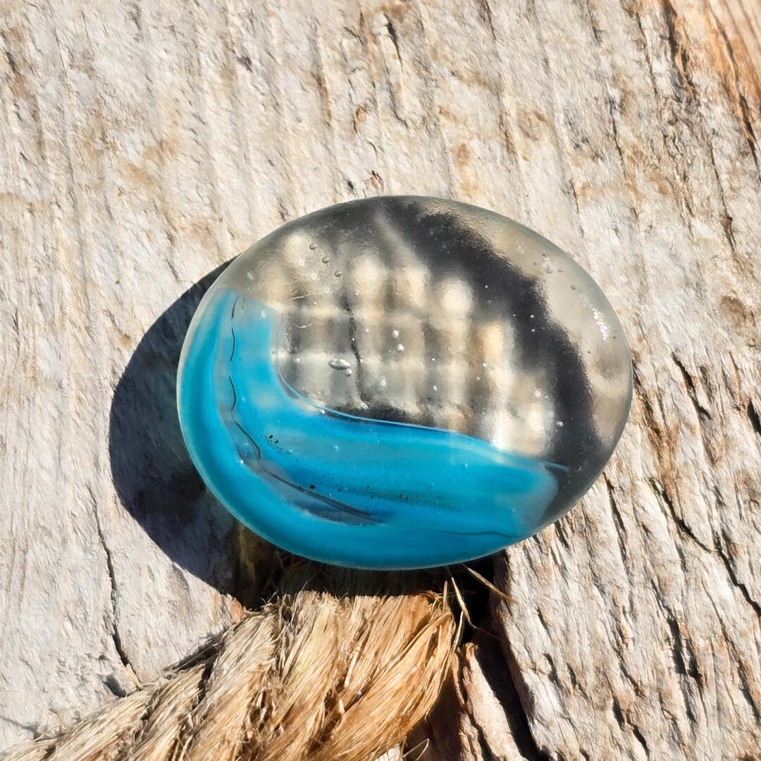 Japanese Sea Glass Ohajiki Turquoise - Etsy