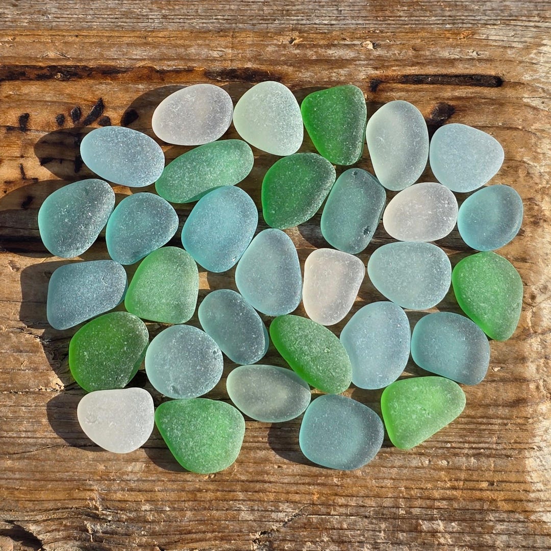 Japanese Sea Glass Aquamarine Sea Glass JQ S/9 - Etsy