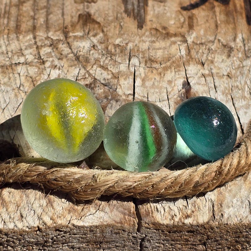 Flat Marbles - Etsy