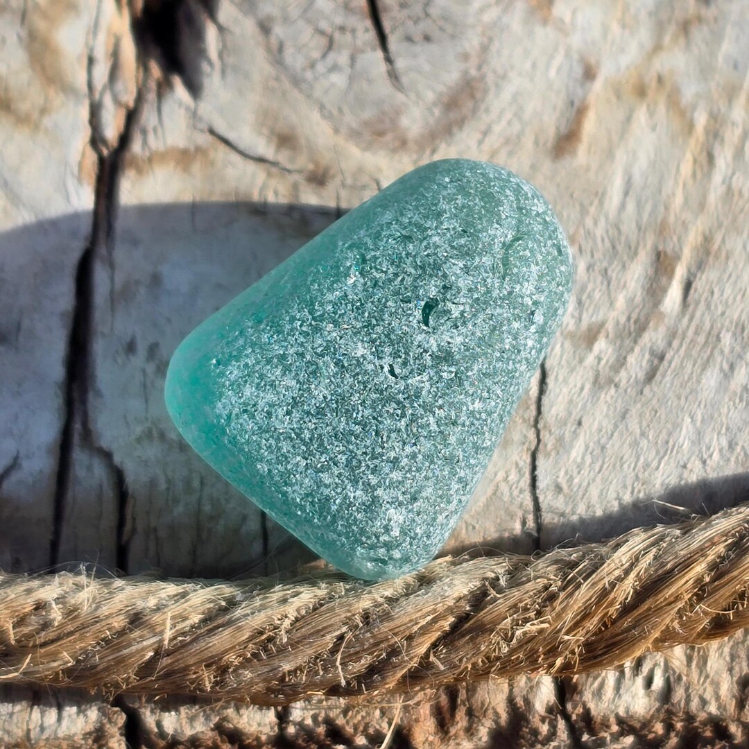 Japanese Sea Glass Sea Glass | Gum Drop Teal | Jewelry Making - Etsy