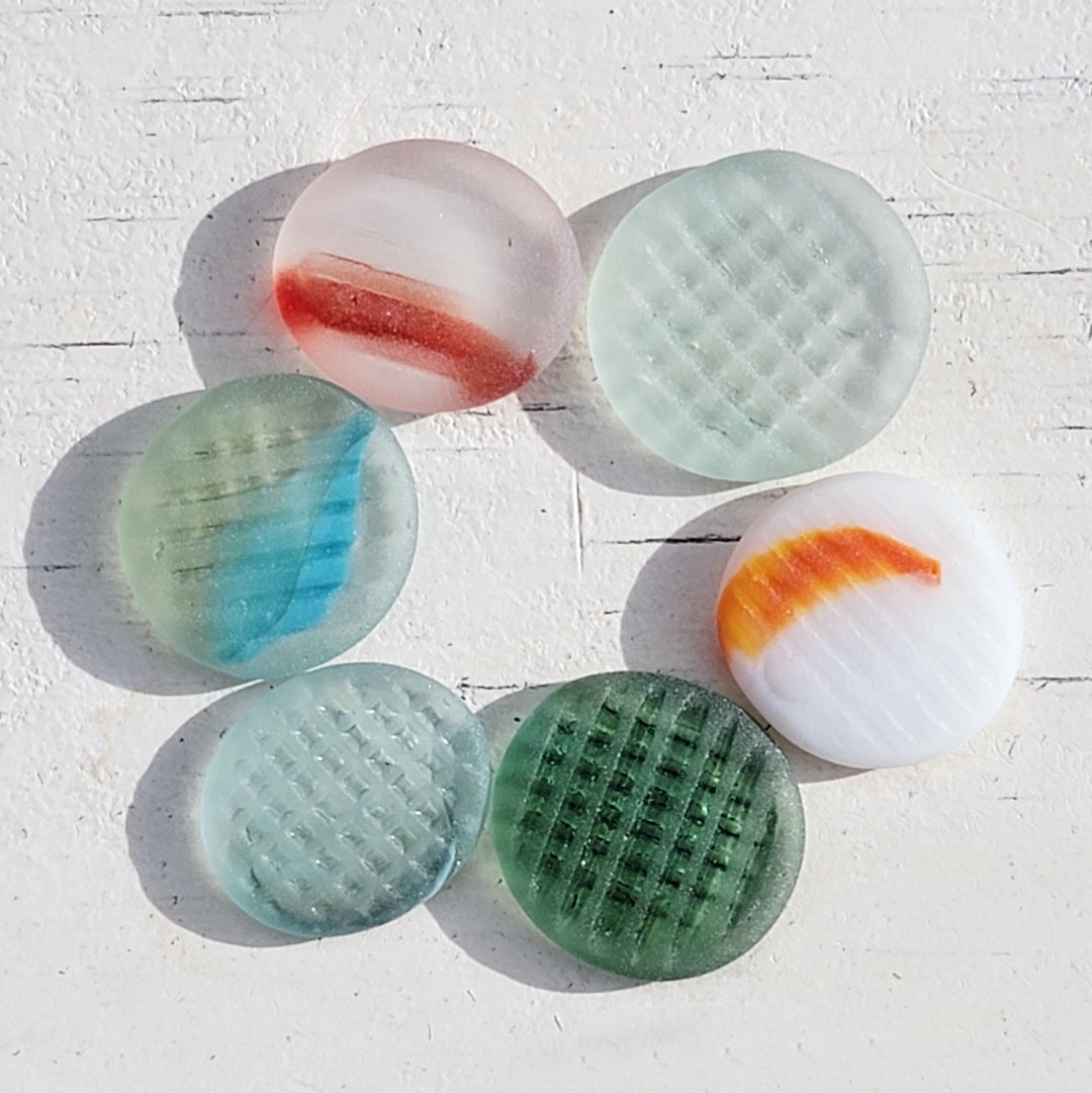 Japanese Sea Glass Ohajiki Multi Color Mix Etsy
