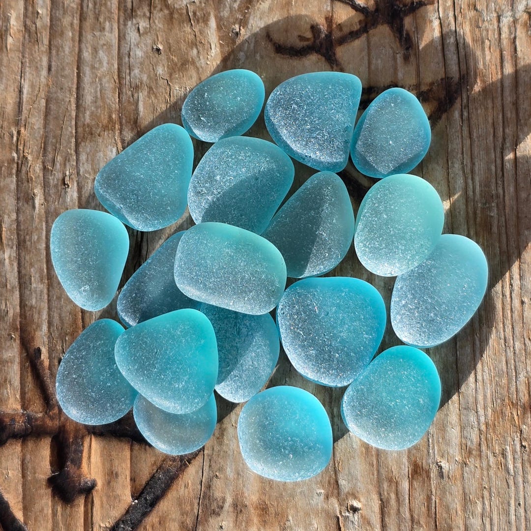 Japanese Sea Glass Aquamarine Sea Glass - Etsy