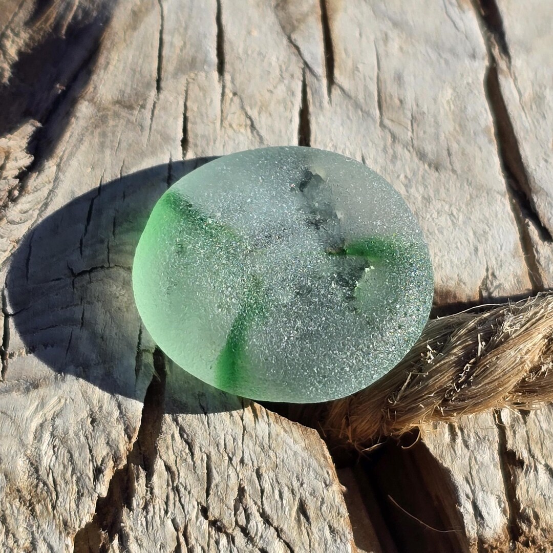 Japanese Sea Glass Ohajiki | Jade Green - Etsy