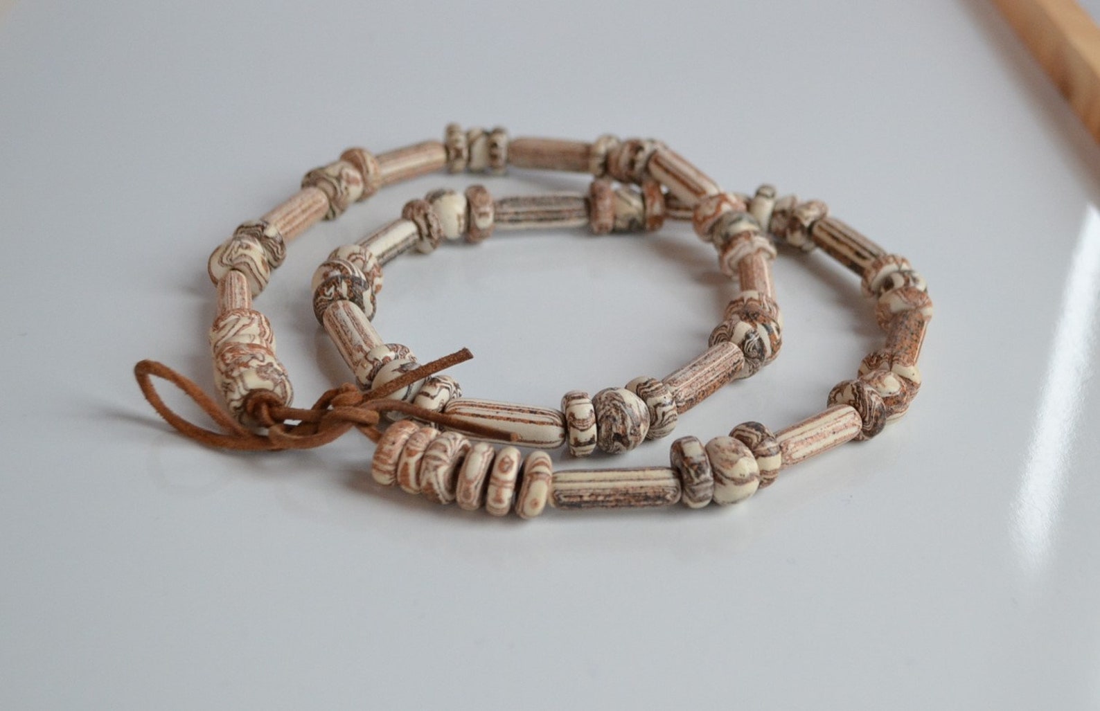 Antique African AKOSO Bodom Powder Glass Ghana Trade Beads Beaded ...