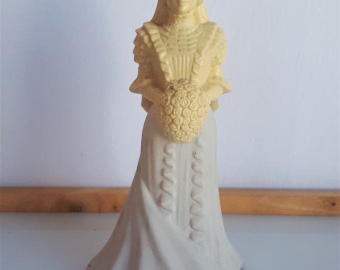 Rare Vintage AVON Figural Victorian Lady With Flower Bouquet or Bride ...