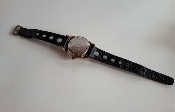 rare old Vintage HALSA Swiss made gold plate men mech… - Gem