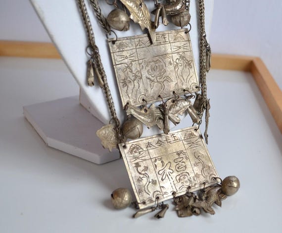 Huge Antique Chinese Tribal Hmong Miao Hill Tribe eng… - Gem