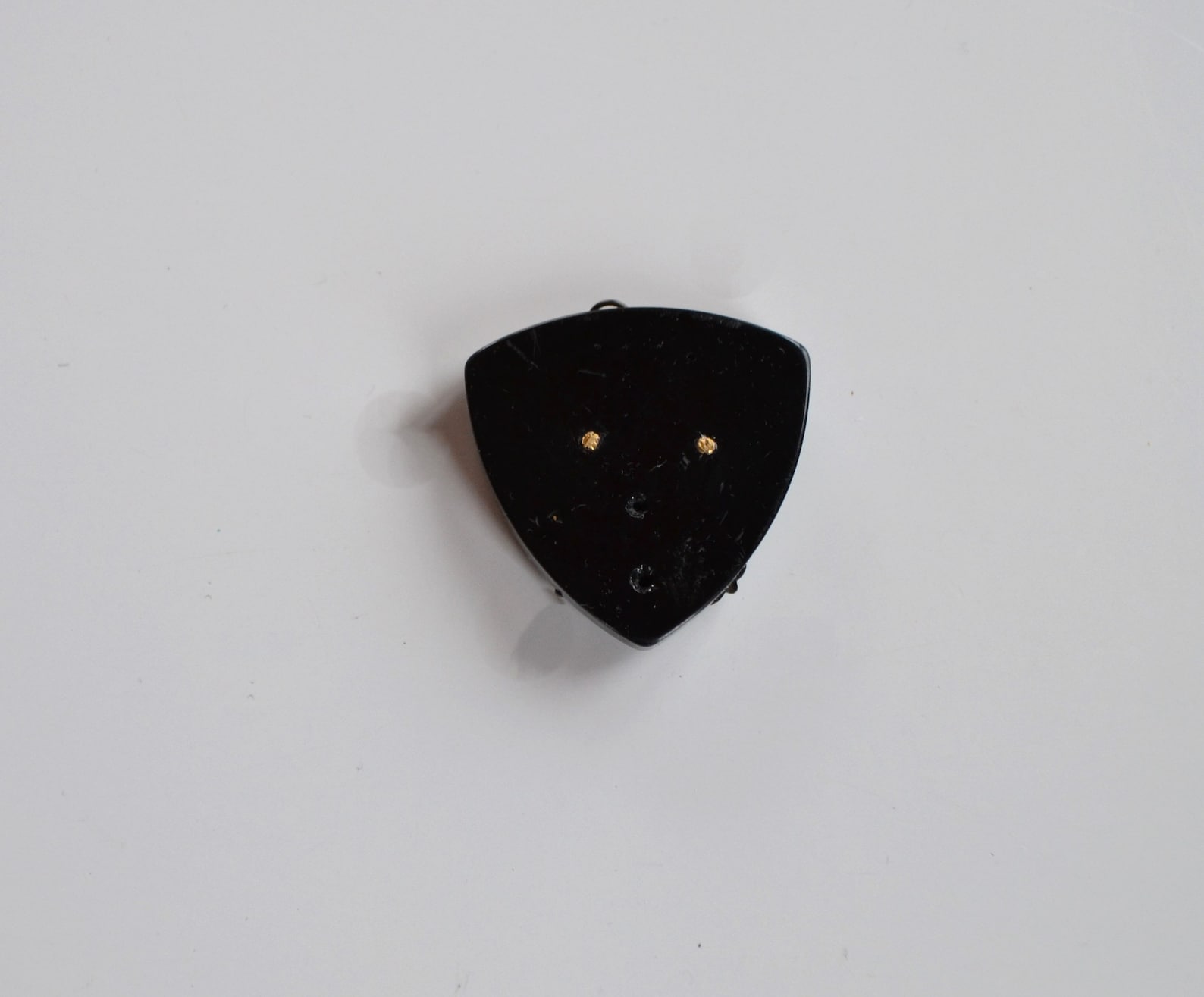 ART DECO Carved Black Bakelite Brass Filigree Shield Pendant vintage - Etsy