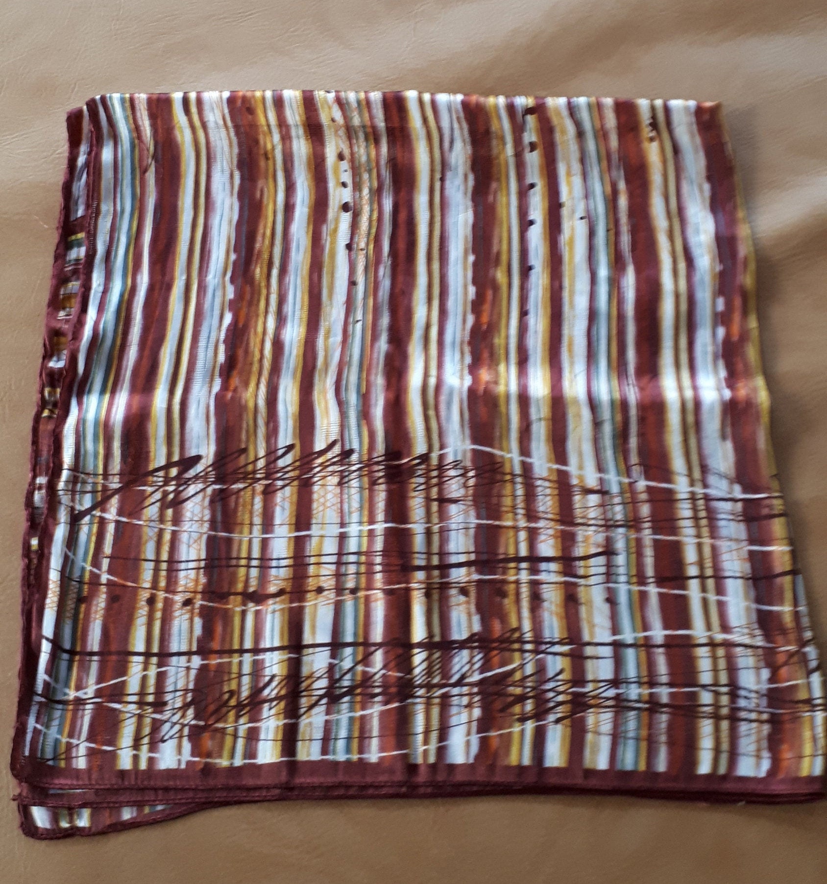 Vintage Signed REDAD MIRAL Paris Designer Textured Fine Silk - Etsy UK