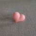 Statement Pink Lucite Plastic Puffy Heart Ring Size 7, Valentine Gift ...