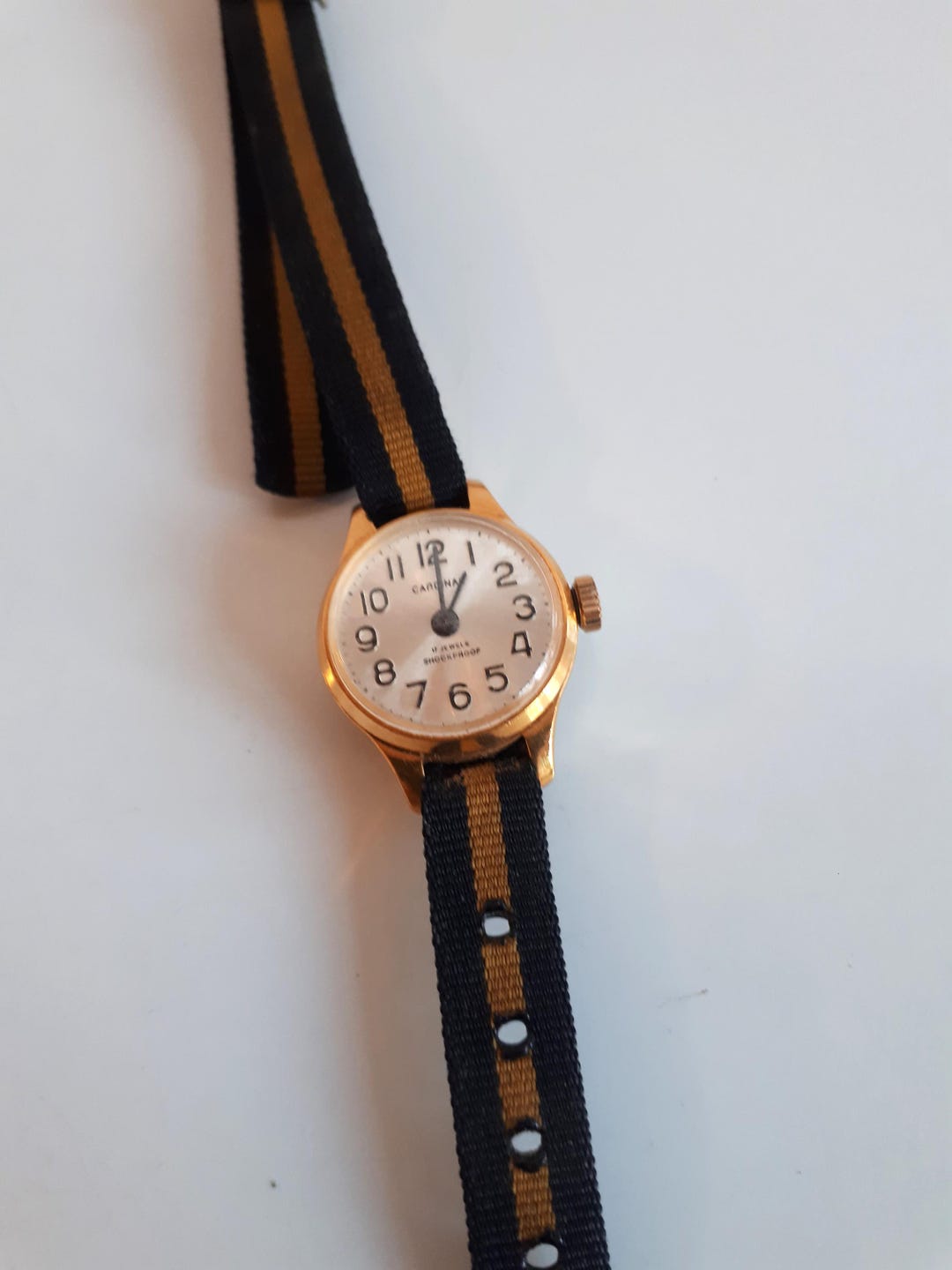 Vintage Cardinal 17 Jewels 10 Carat K Rolled Gold Women Mechanical ...