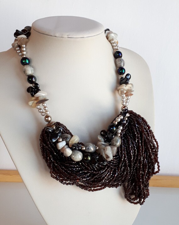 Unique Vintage Lucille Gauthier Quebec Canada Statement Multi - Etsy