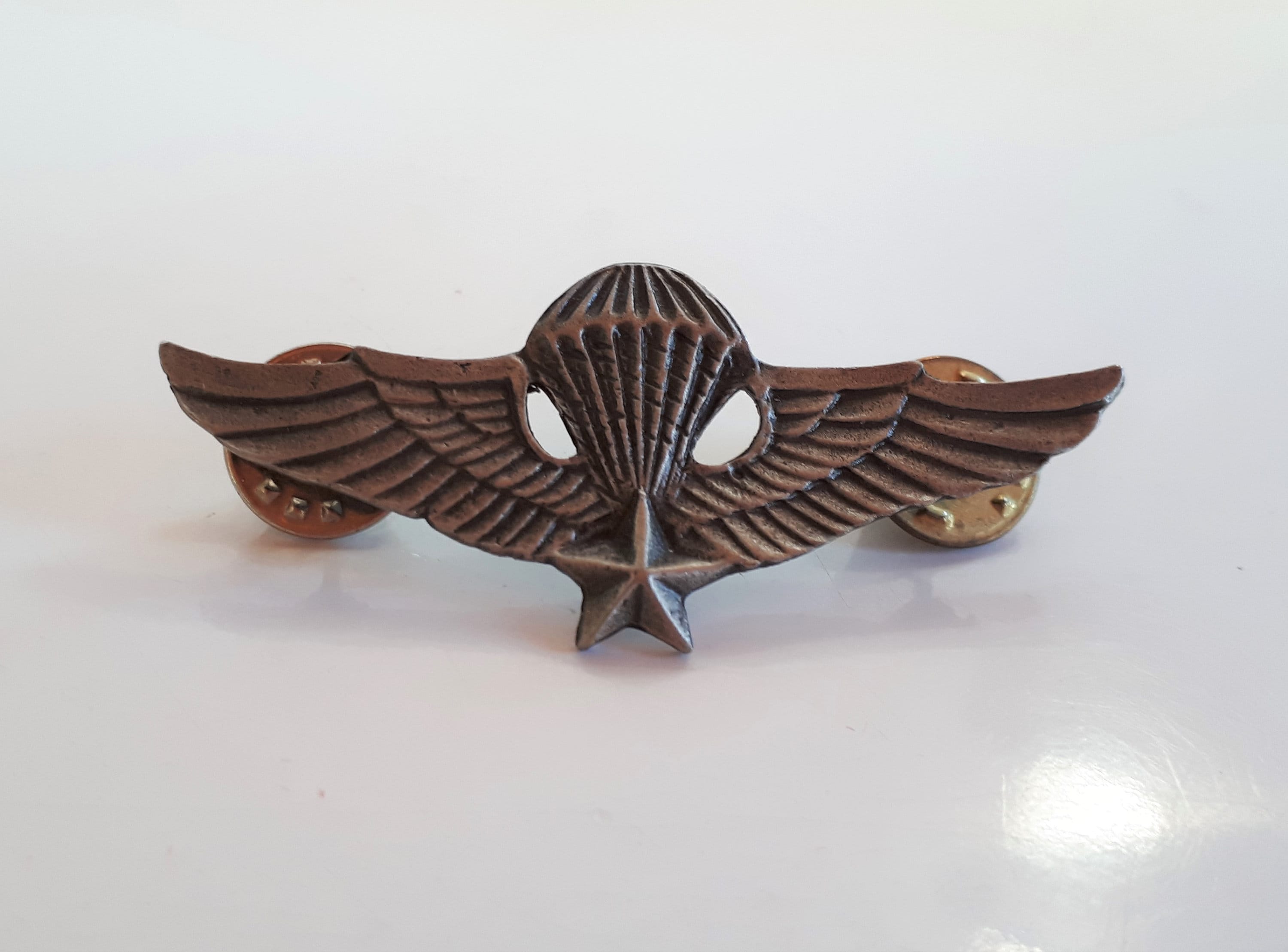 Vintage Military Lapel Pin Two Wings and Star - Etsy