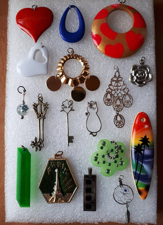 Vintage large 17" wood - Gem