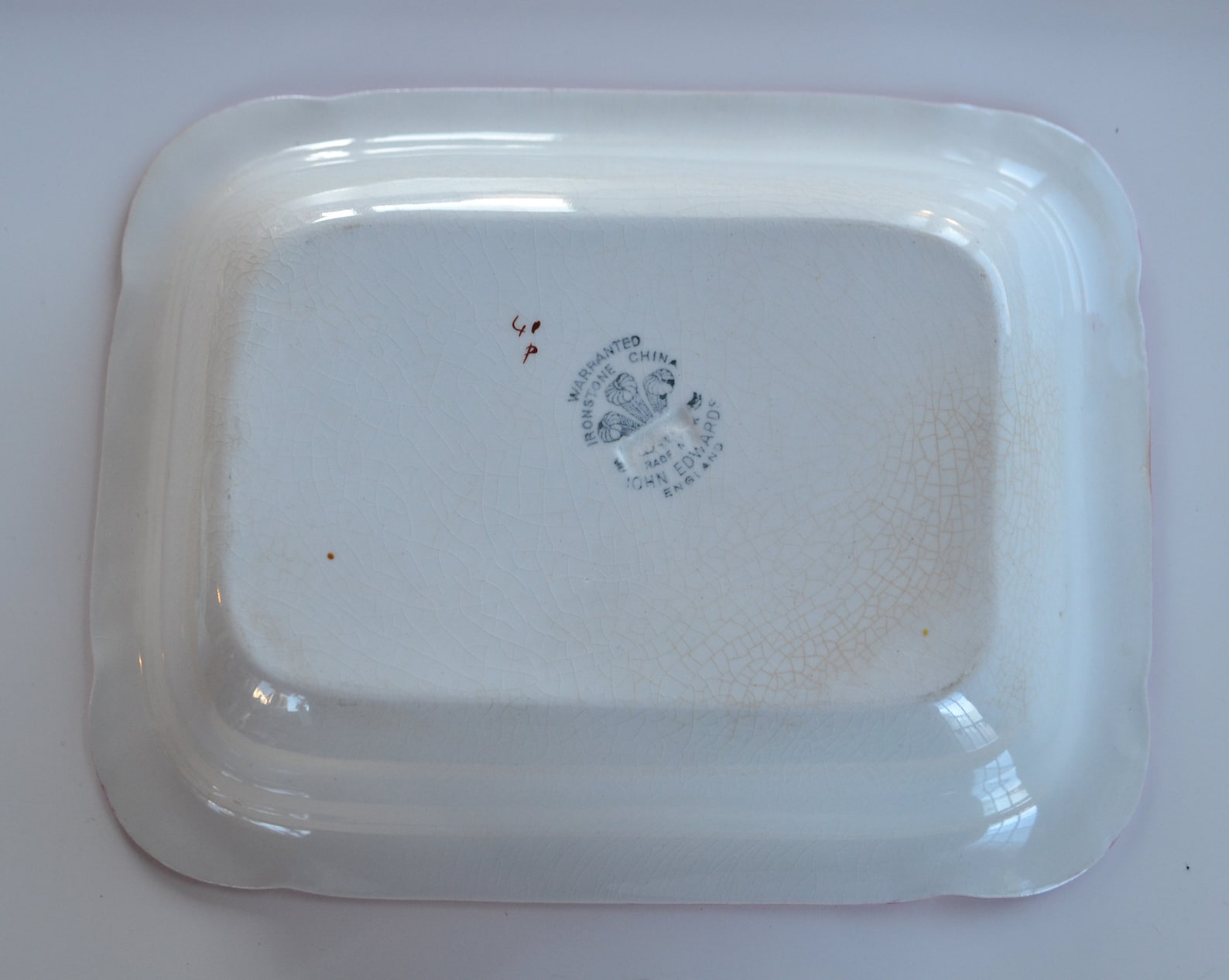 Antique John Edwards Ironstone China Cream Porcelain Serving - Etsy