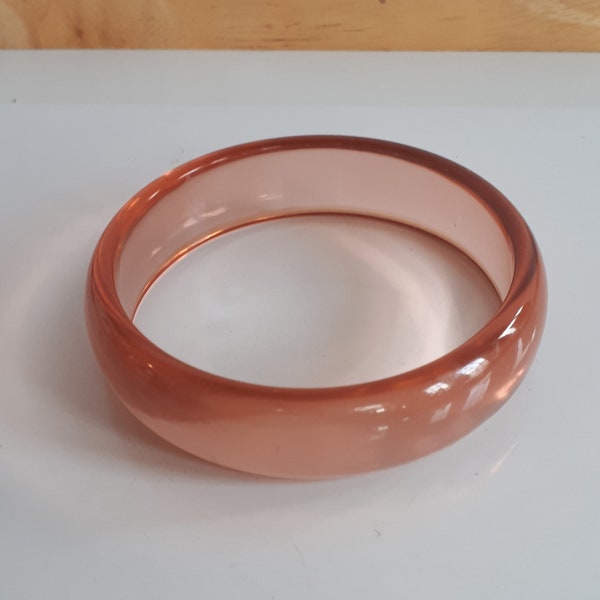 Pink Lucite Bangle - Etsy