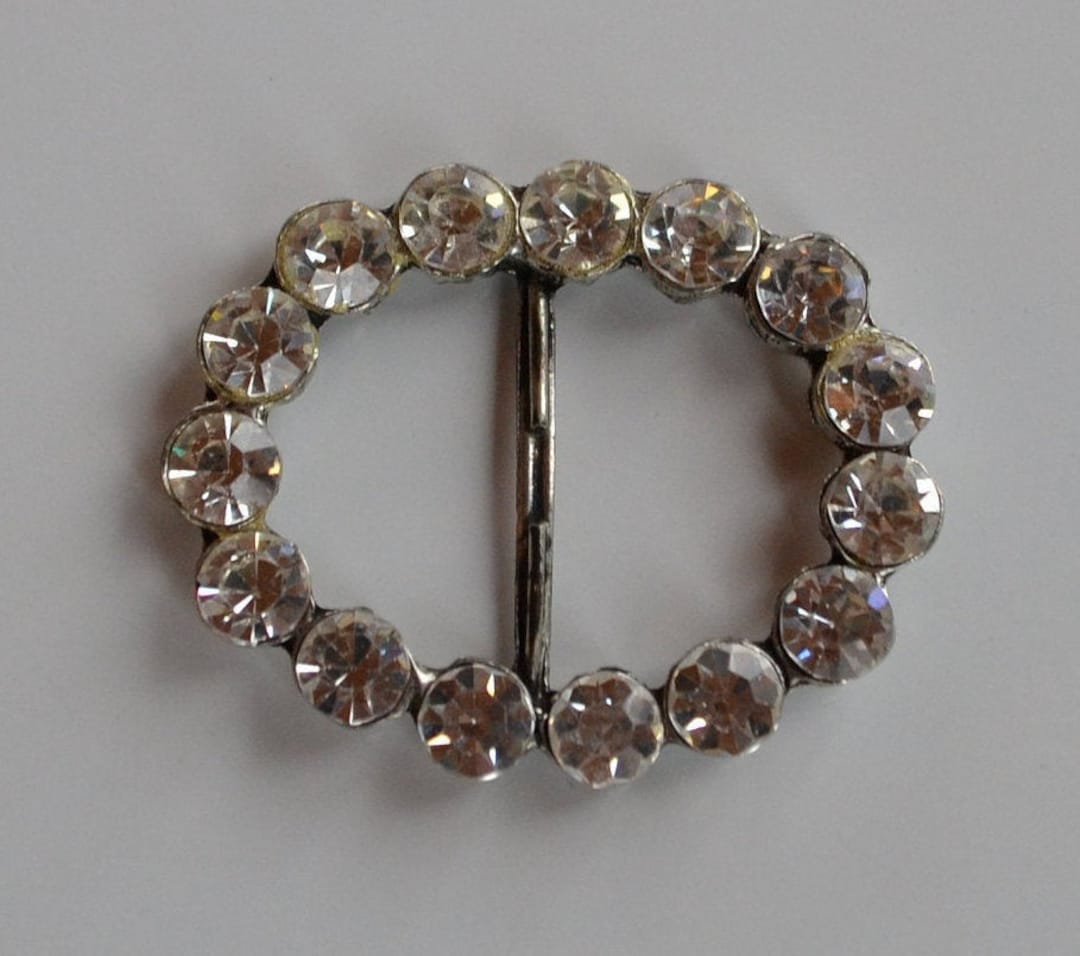 Antique Edwardian Paste Stone Belt Buckle, Bridal Jewelry - Etsy