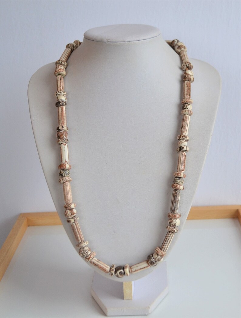 Antique African AKOSO Bodom Powder Glass Ghana Trade Beads Beaded ...