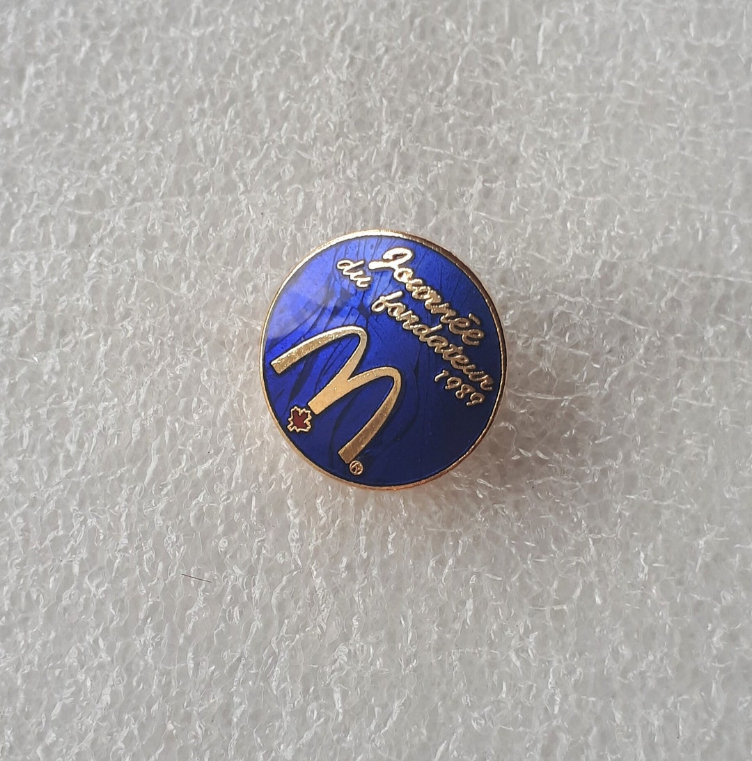 Vintage 1989 Mcdonald Canada Journée Du Fondateur Founder Day Blue ...