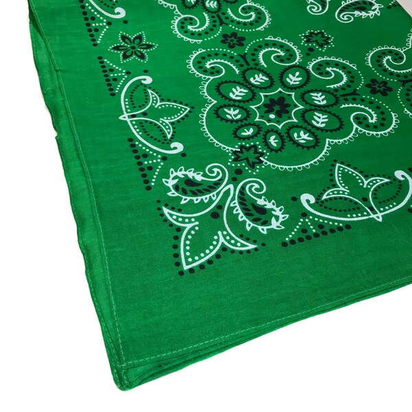 Green Handkerchief - Etsy