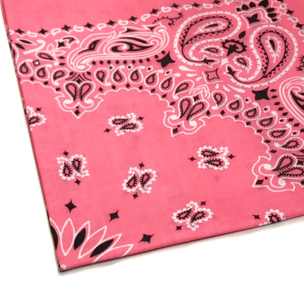 Pink Bandanas - Etsy