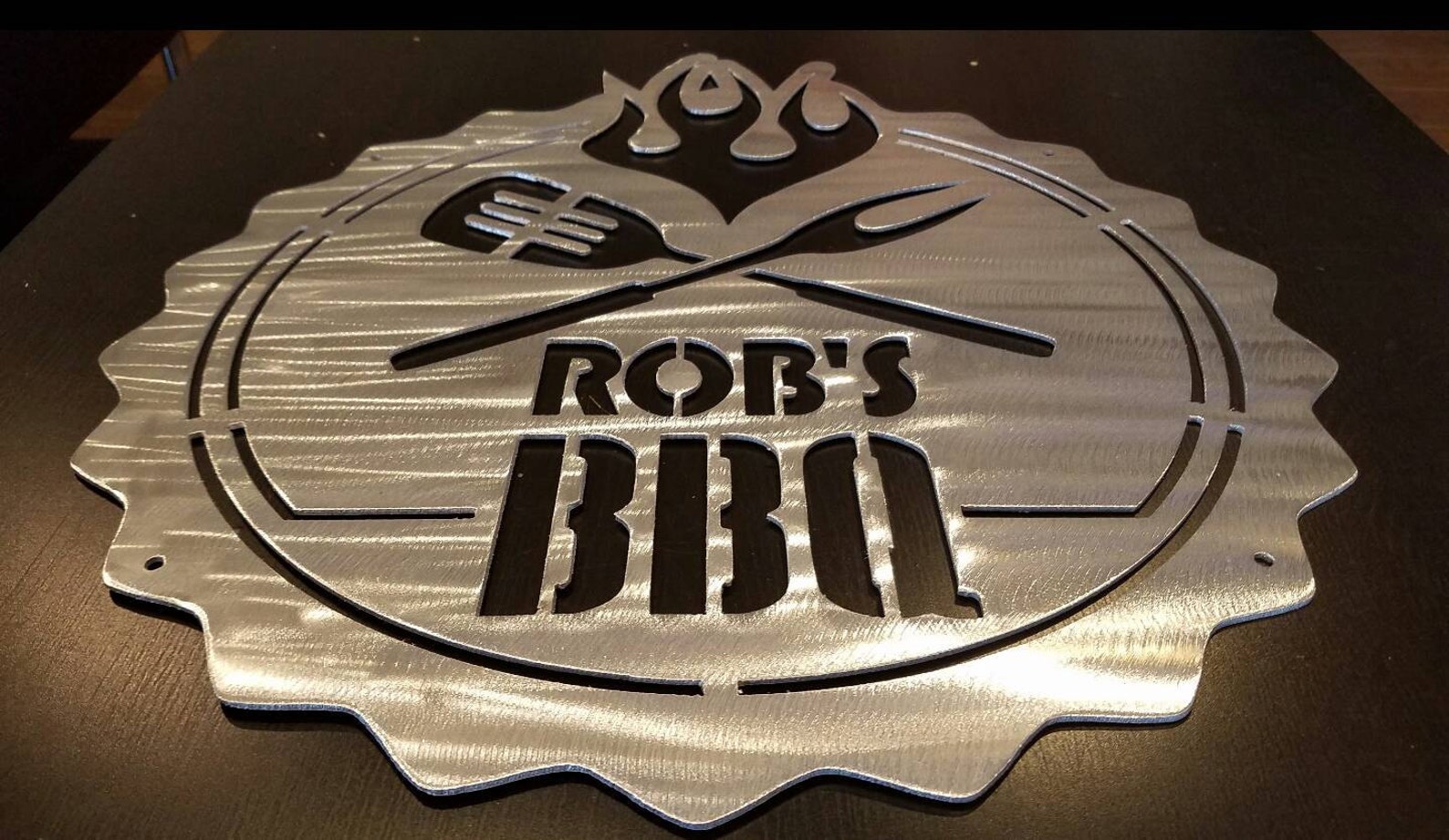 Your Grill Bbq Sign With Your Name in It. Made of Aluminum and Can Be ...