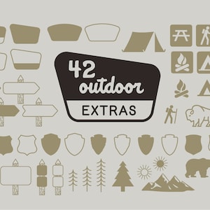 National Forest Font Duo - Etsy