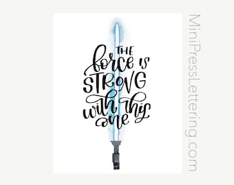 The Force is Strong | Etsy