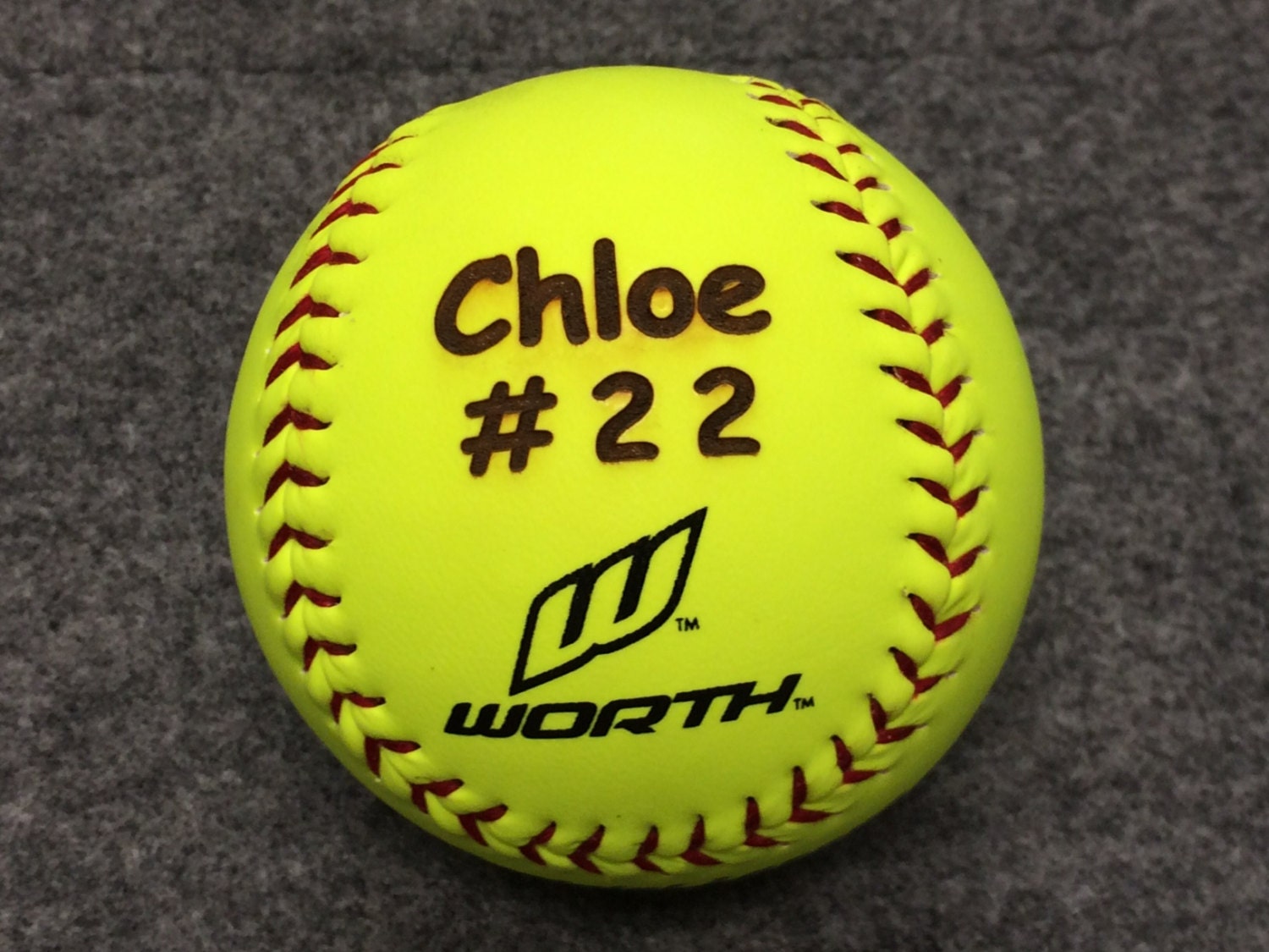 Engraved Softball Custom Message Softball Softball Coach - Etsy