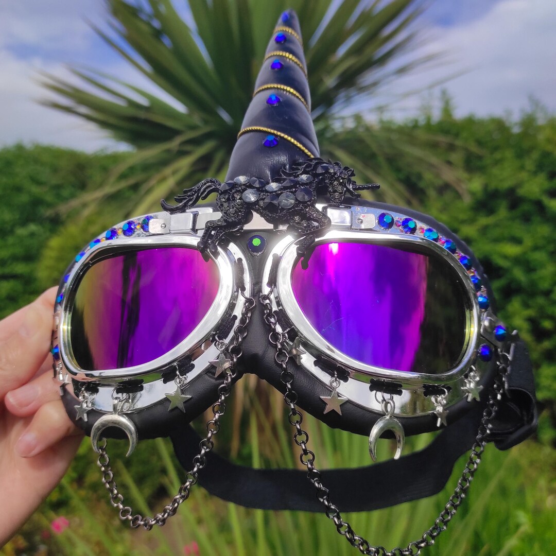 Festival Goggles Unicorn Costume DJ Gift Women Men Rave Party ...