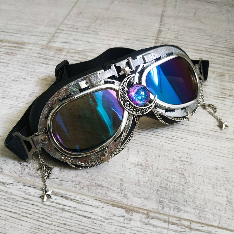 Rave goggles Galaxy Burning man inspired Ski Fi Costume | Etsy