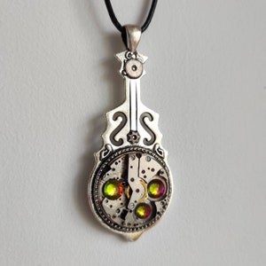 Cello Necklace Steampunk Pendant Jewelry Steam Punk Gift for Women ...