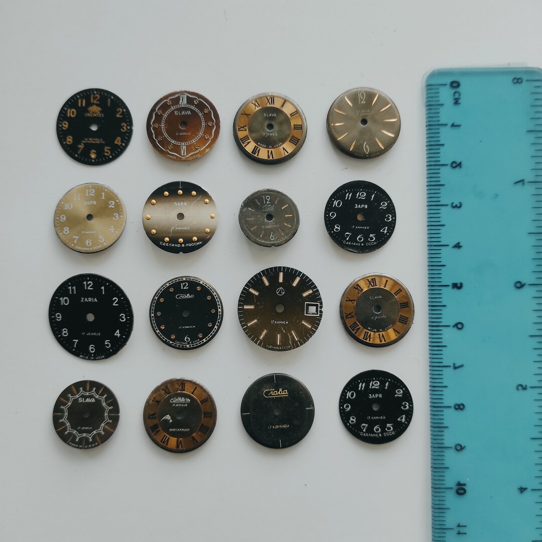 Watches Face Set 16 Pieces Lot Vintage Findings Steampunk - Etsy
