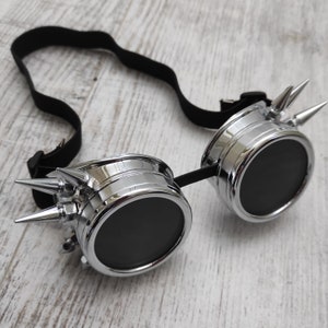 Steampunk Goggles Cosplay Costume Festival Mens Steam Punk Mask for Men ...