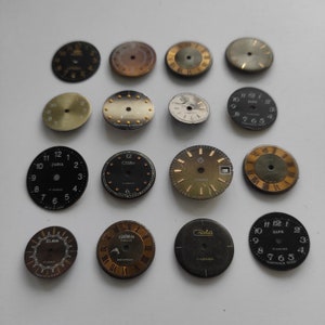 Watches Face Set 16 Pieces Lot Vintage Findings Steampunk - Etsy