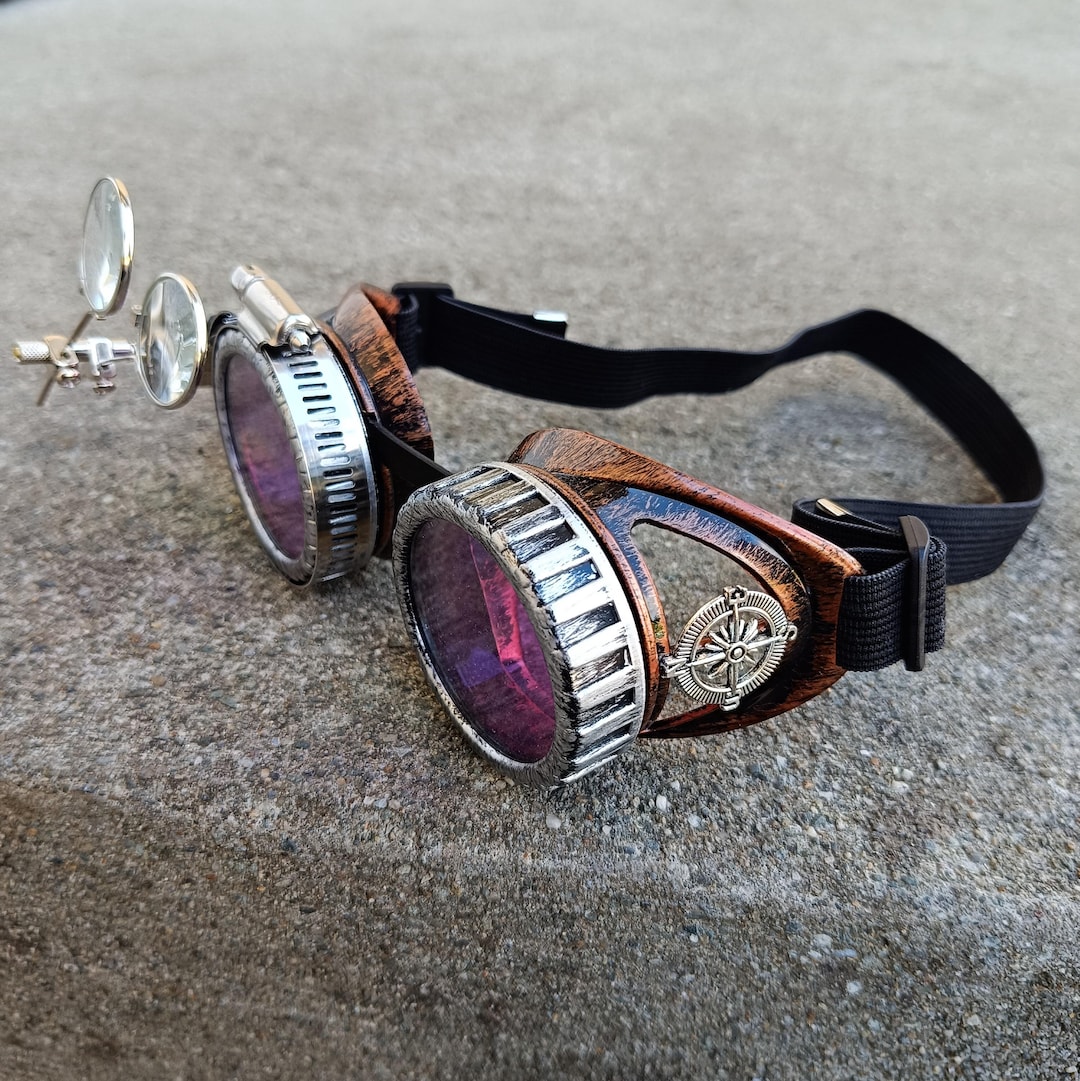 Festival Goggles Compass Costumes DJ Mask Rave Futuristic Masquerade ...