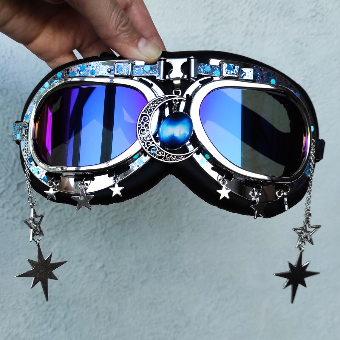 Goggles Rave Burning Man Inspired Costume Festival Dust Mask DJ Women ...