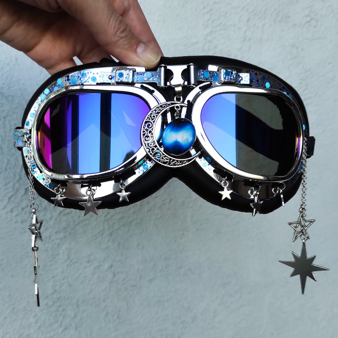 Goggles Rave Burning Man Inspired Costume Festival Dust Mask DJ Women ...