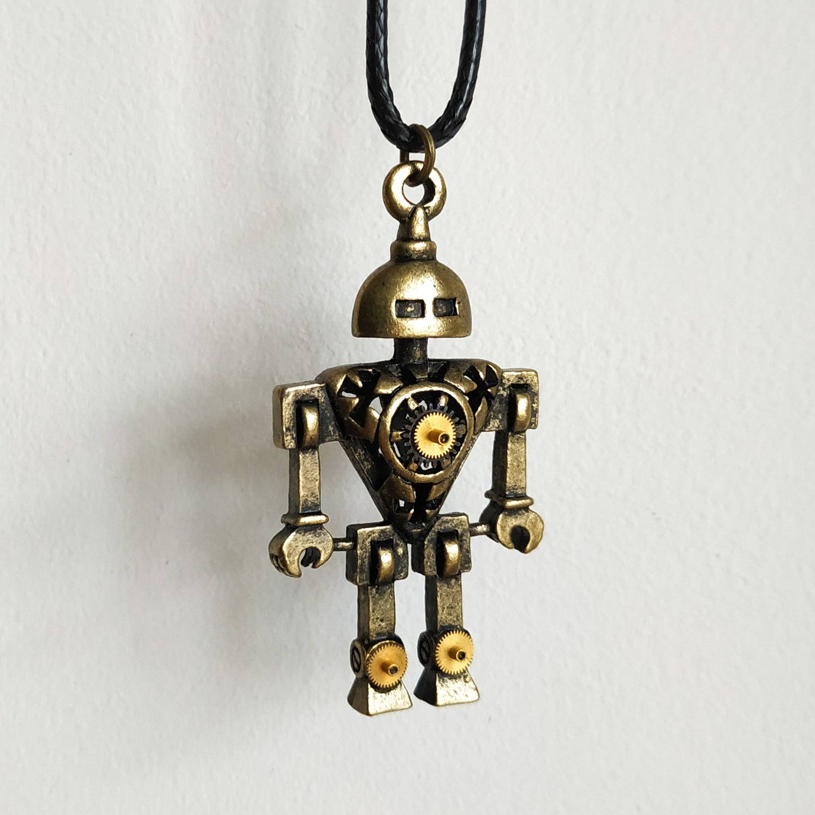 Robot Jewelry Necklace for Men Women Steampunk Heart Festival | Etsy
