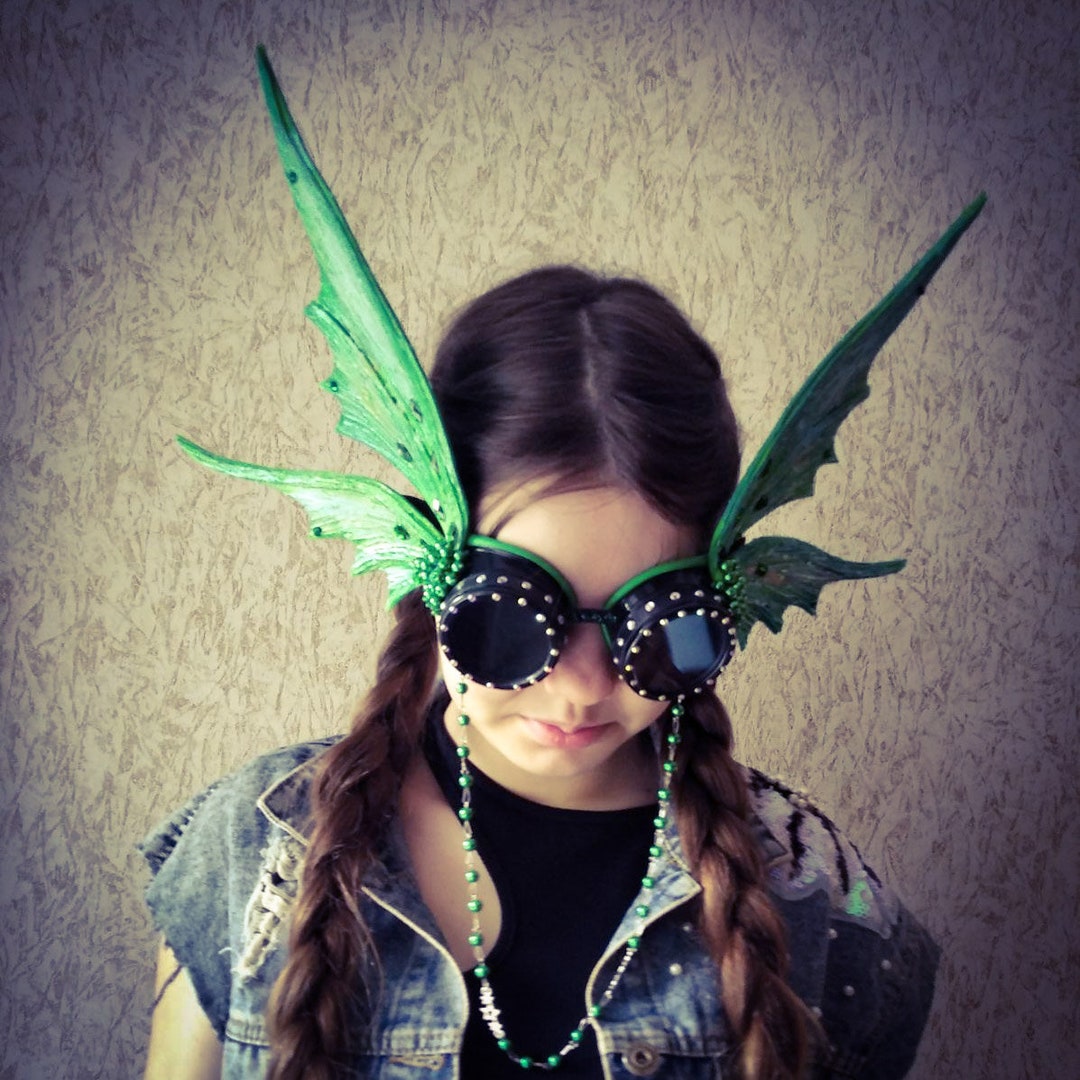 Goggles Mermaid Sea Creature Rave Mask Deer Headpiece Burning Costume ...