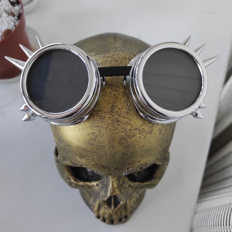 Steampunk Goggles Cosplay Costume Festival Mens Steam Punk Mask for Men ...