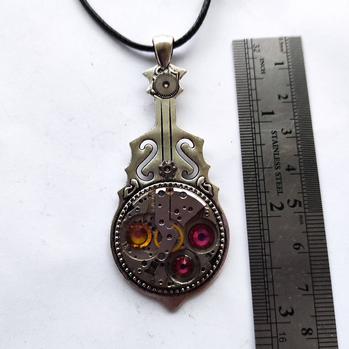 Cello Necklace Steampunk Pendant Jewelry Steam Punk Gift for Women ...