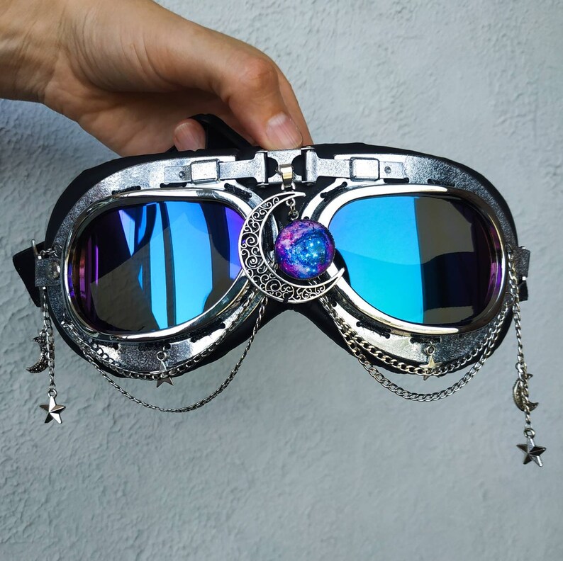 Rave goggles Galaxy Burning man inspired Ski Fi Costume | Etsy