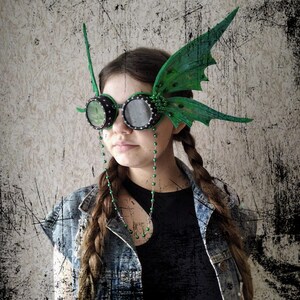 Goggles Mermaid Sea Creature Rave Mask Deer Headpiece Burning Costume ...