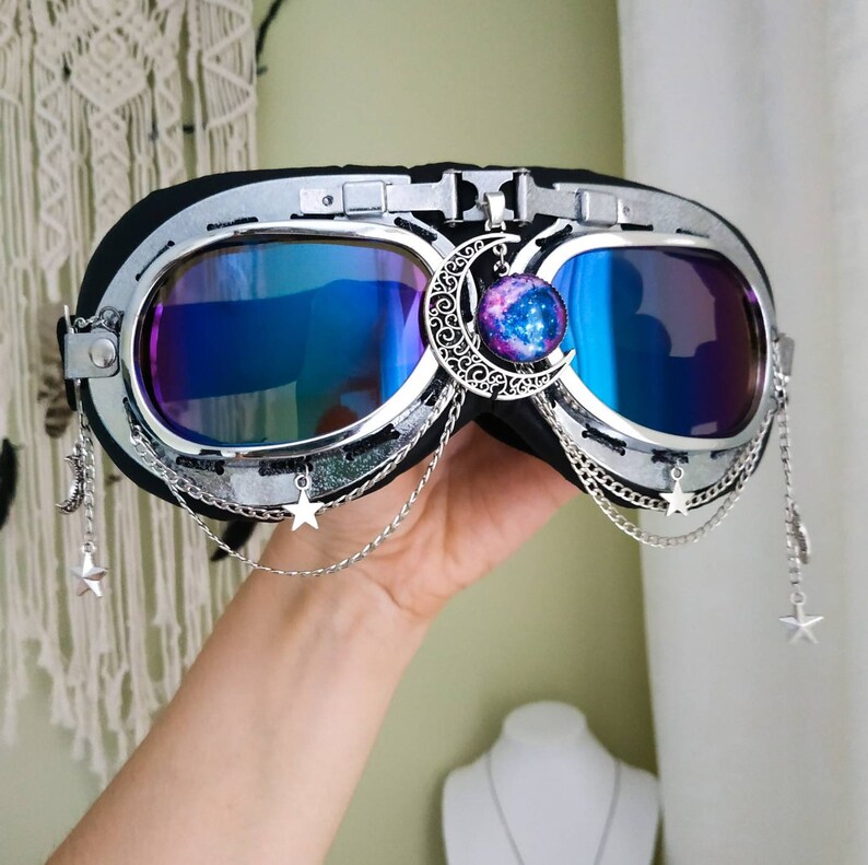 Rave goggles Galaxy Burning man inspired Ski Fi Costume | Etsy