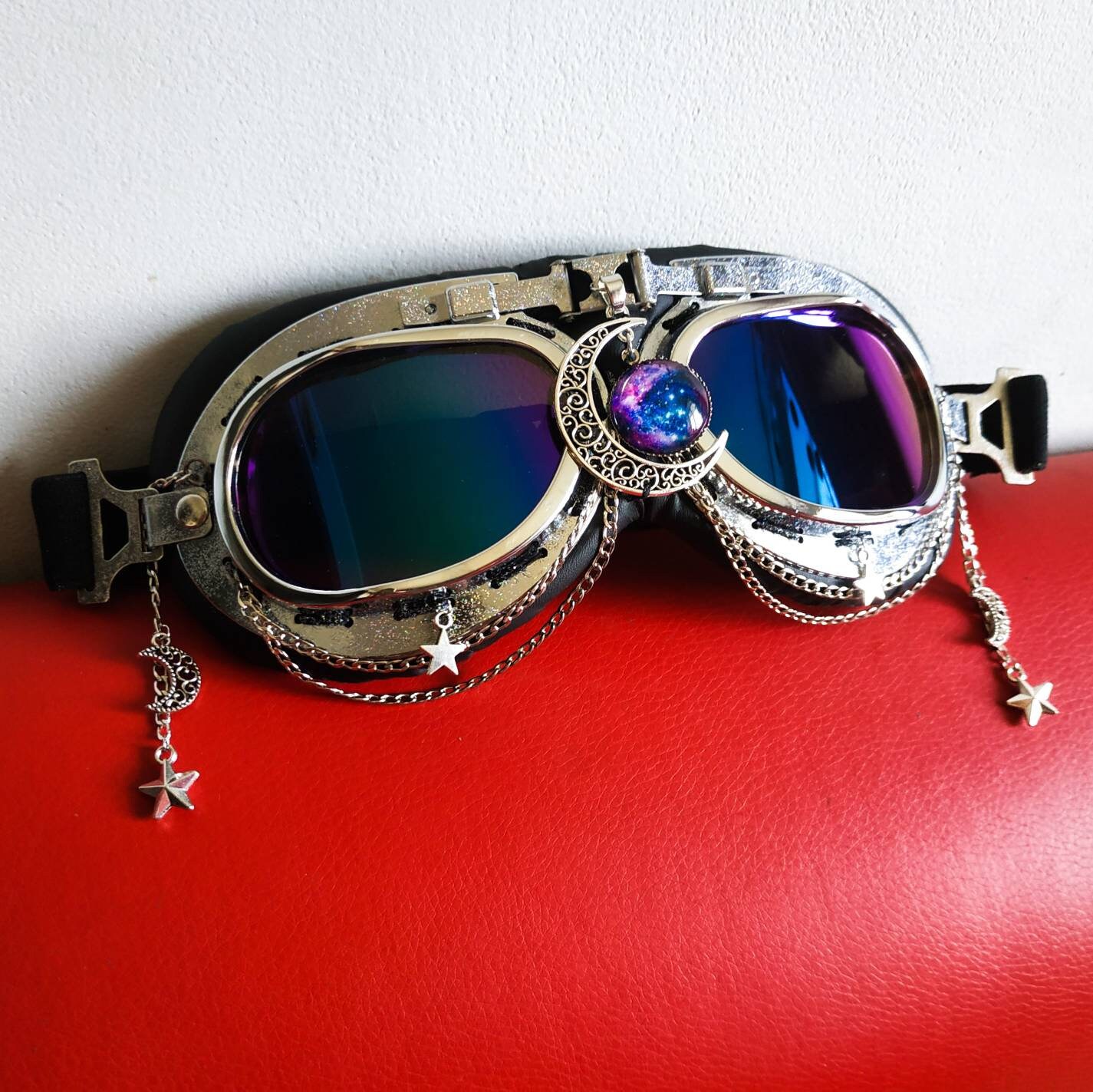 Rave goggles Galaxy Burning man inspired Ski Fi Costume | Etsy