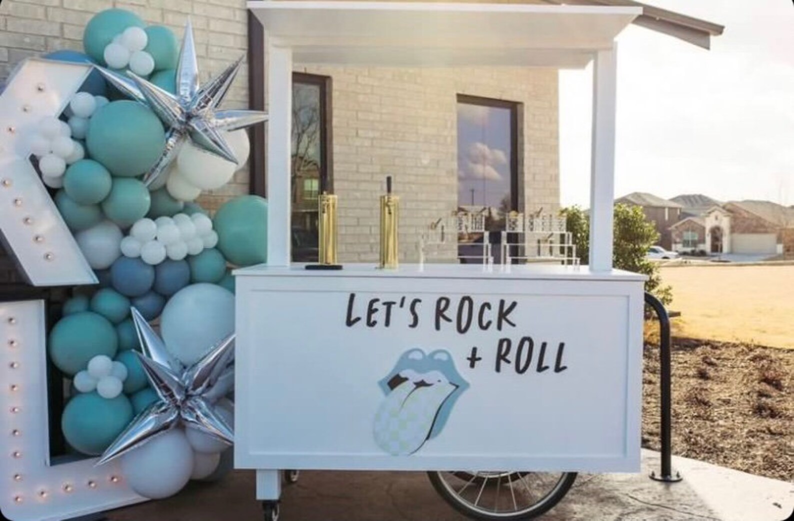 Rock and Roll Matching Cake Toppers Checkered | Music Cupcake Toppers ...